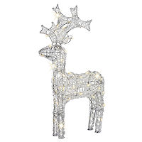 LUMINEO LED-Acryl-Figur Großes Rentier warmweiße LED